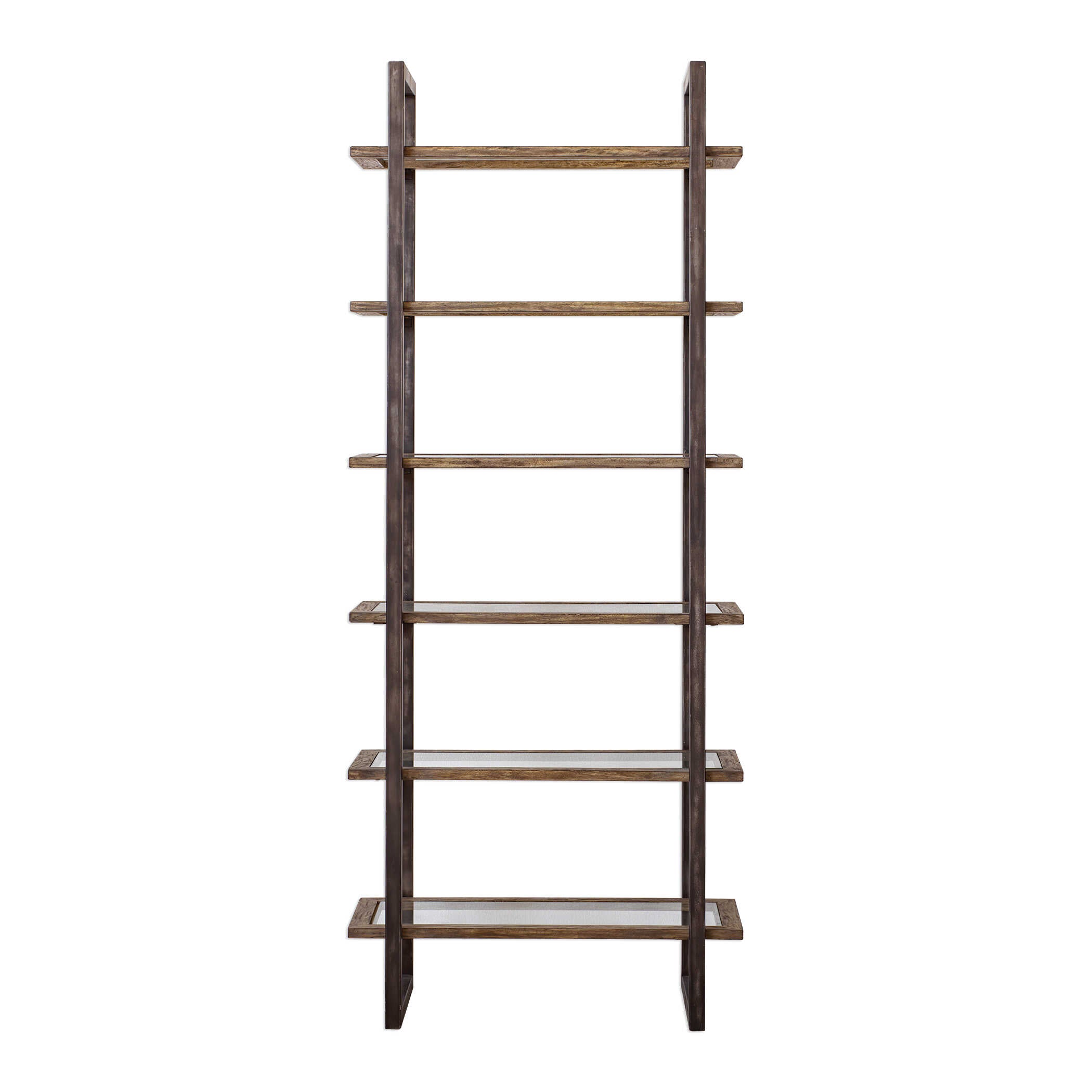 Olwyn Industrial Etagere – Model Home Accents