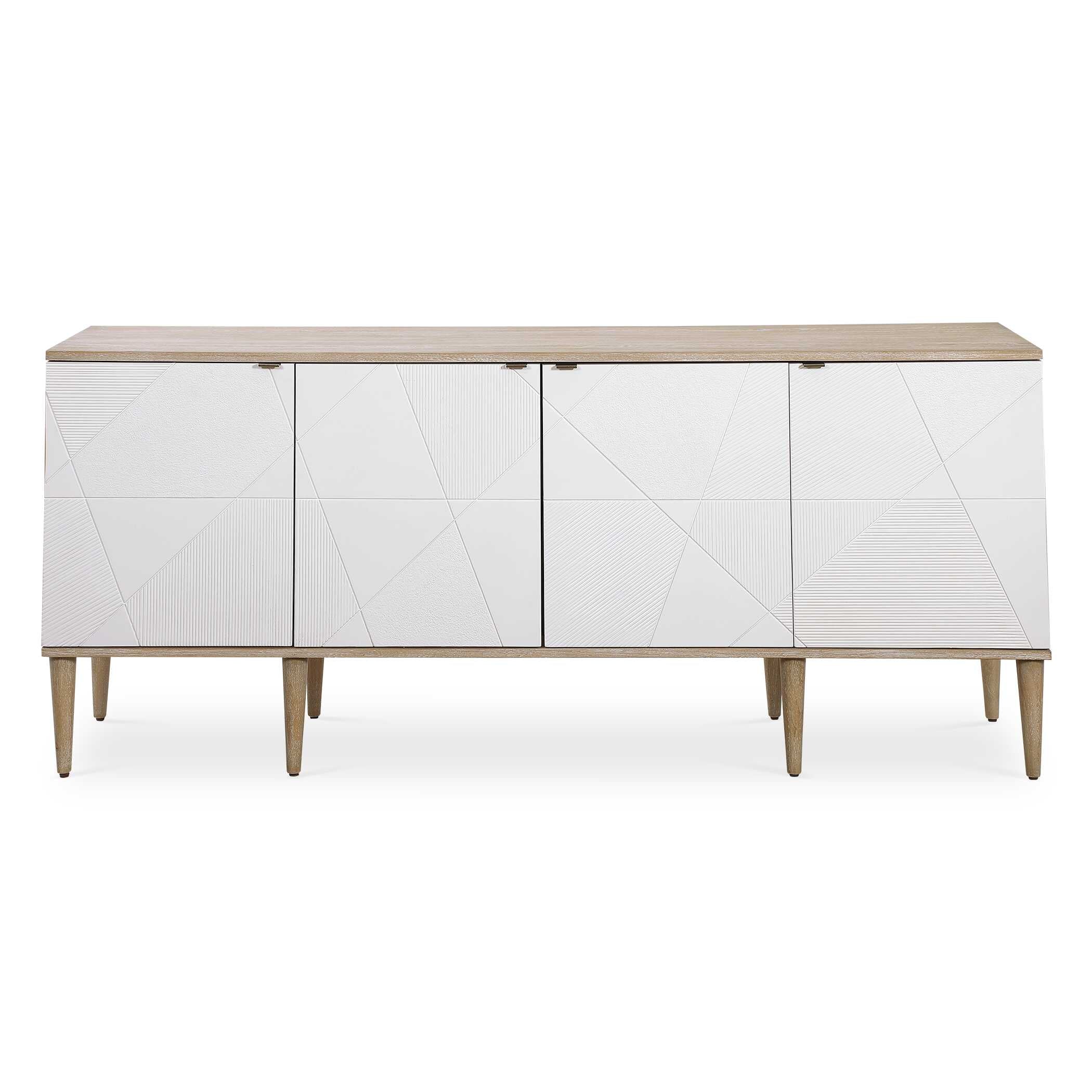 Tightrope 4 Door Modern Sideboard Cabinet – Model Home Accents