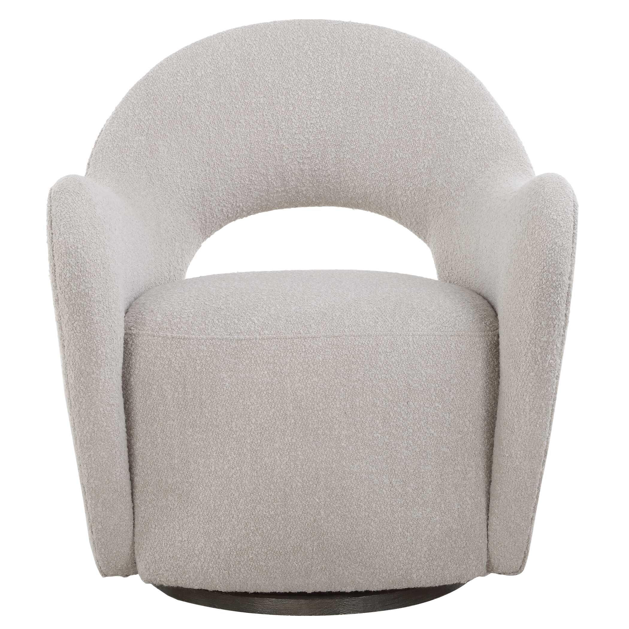 Wander Fabric Swivel Chair – Model Home Accents