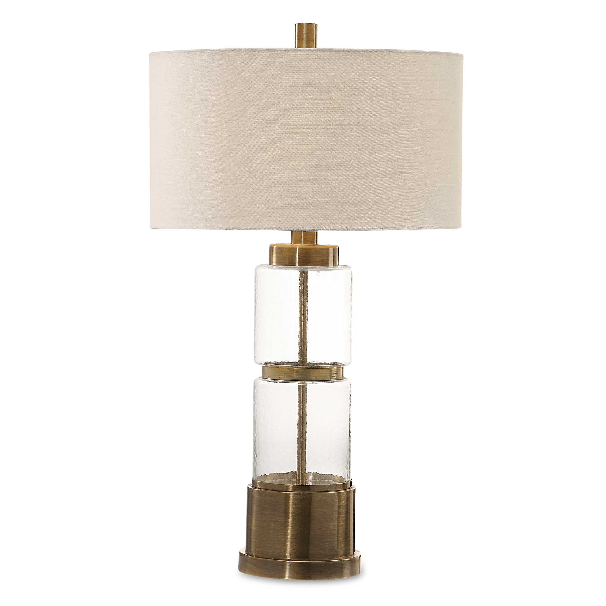 Vaiga Glass Column Lamp – Model Home Accents
