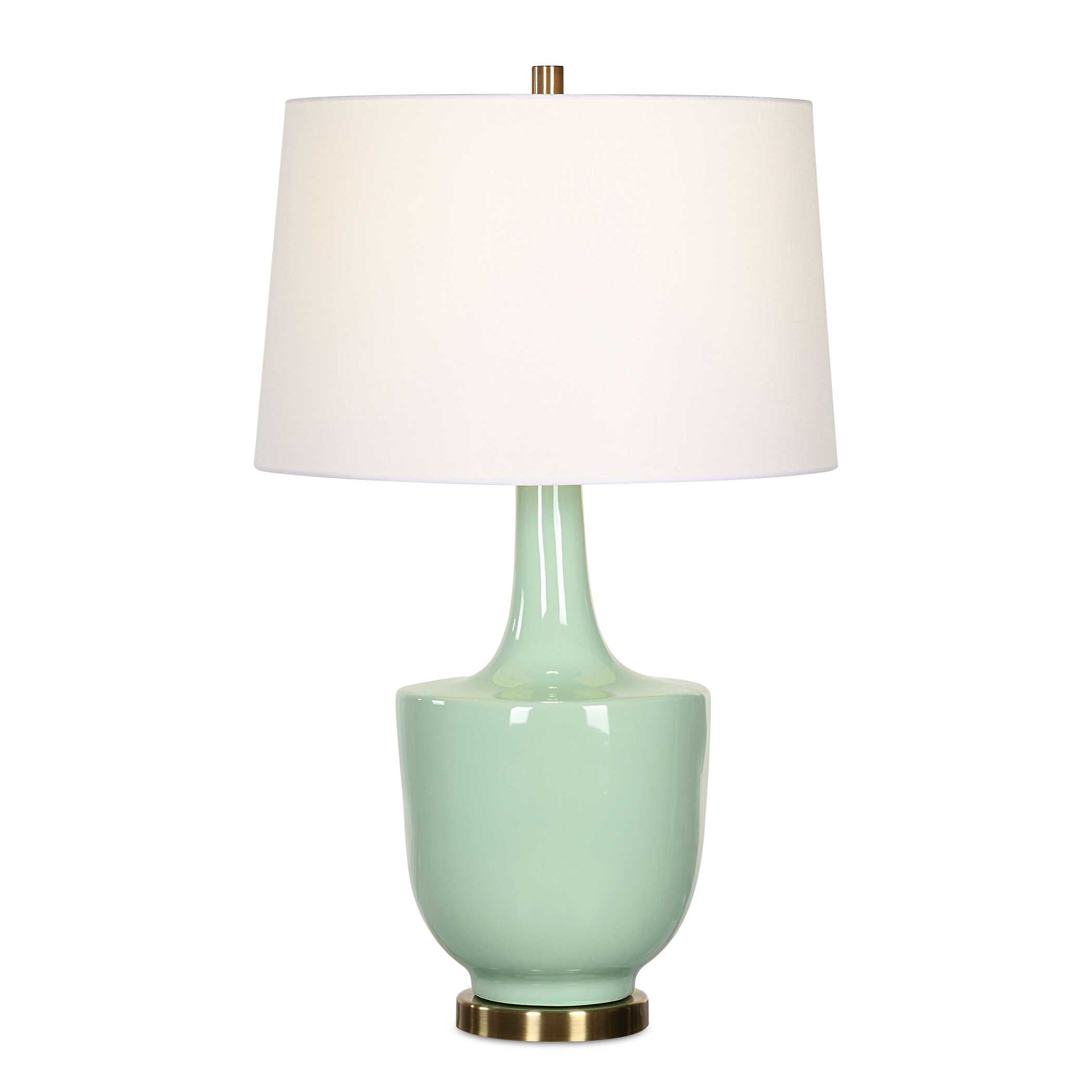 Kyla Mint Green Table Lamp – Model Home Accents