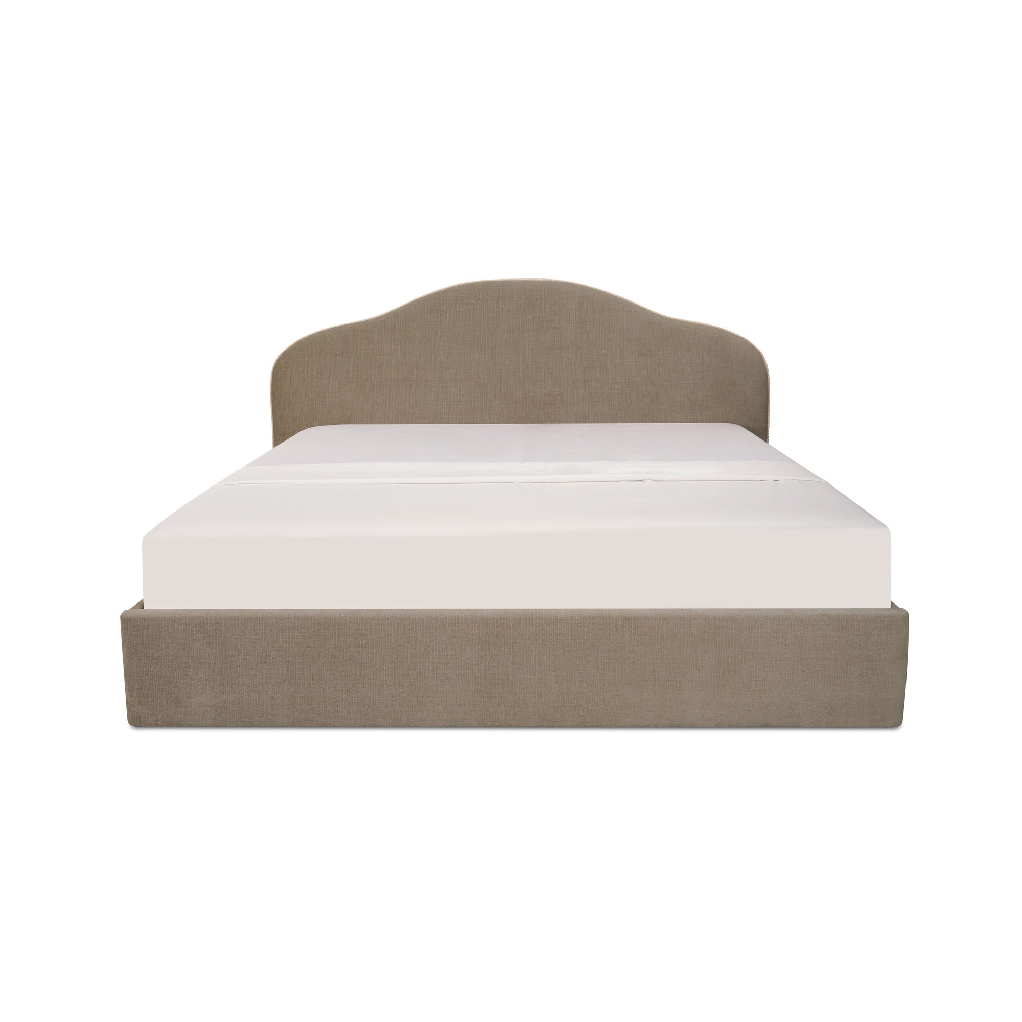 Maggie Queen Storage Bed Taupe – Model Home Accents